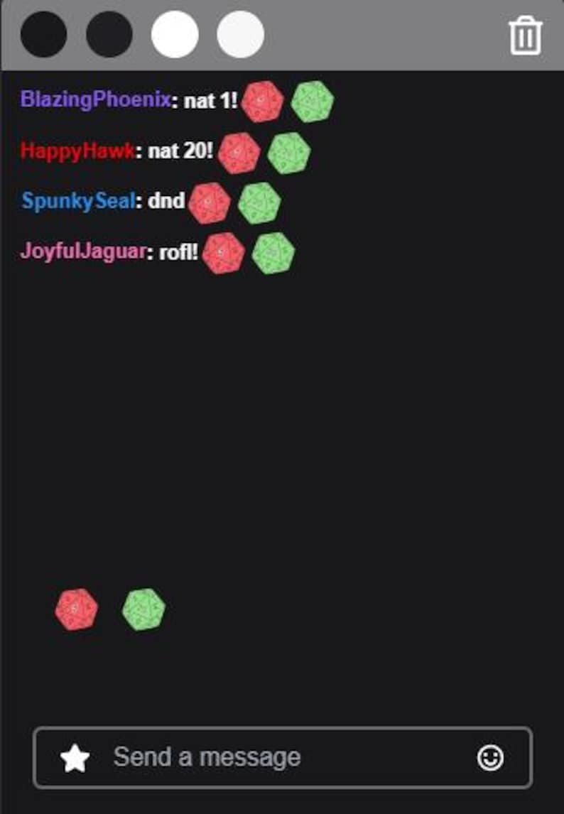 Animated D&D D20 Emote Bundle — Nat 20 and Nat 1 Twitch Discord ...