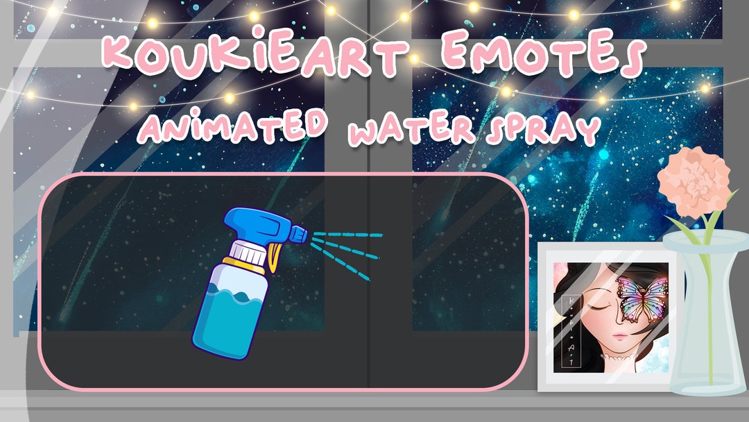 Funny Bad Spray Bottle Animated Emote for Twitch, Discord, Youtube - Etsy