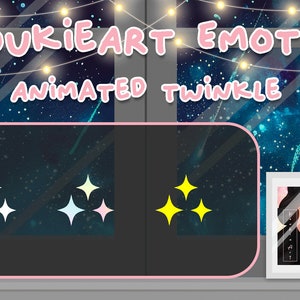 Animated Emotes Twinkle Sparkles 3 Pack Gifs Twitch, Discord, Youtube ...