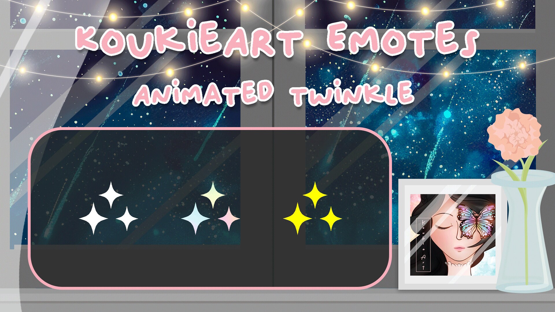 Animated Emotes Twinkle Sparkles 3 Pack Gifs Twitch, Discord, Youtube ...