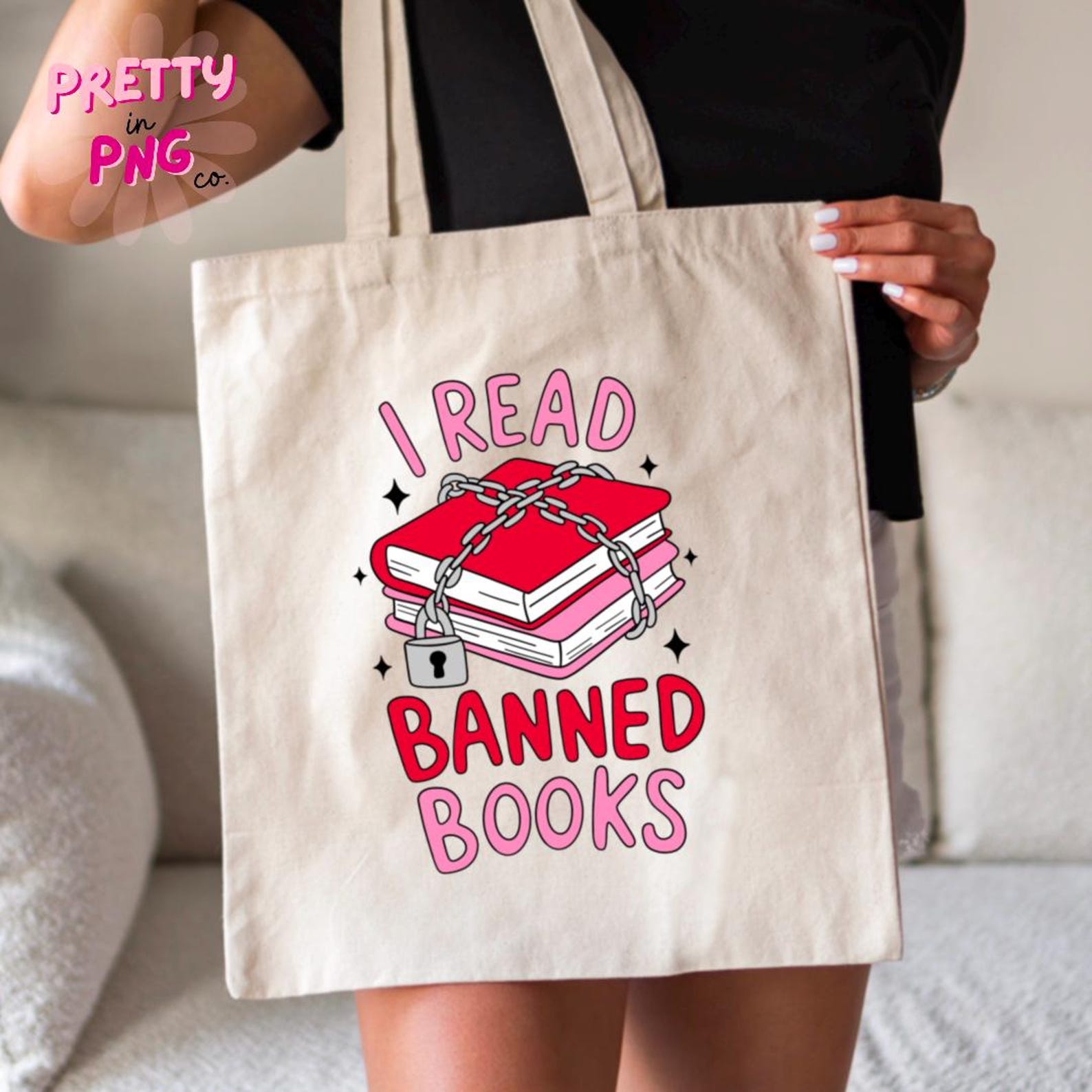 I Read Banned Books PNG | Trendy Book Lover Digital Download | Feminist ...