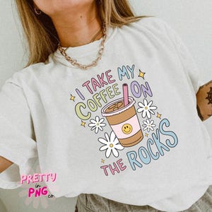 I Take My Coffee on the Rocks PNG | Trendy PNG | Popular PNG | Cute ...