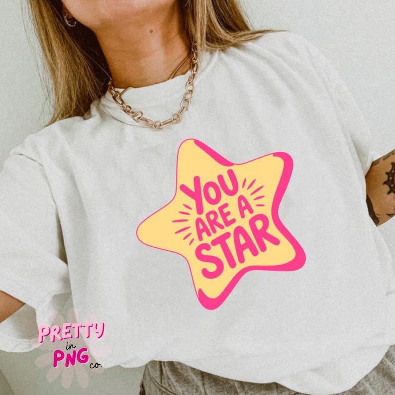 You Are A Star PNG | Trendy Sticker PNG | Self Love Png | Inclusivity ...