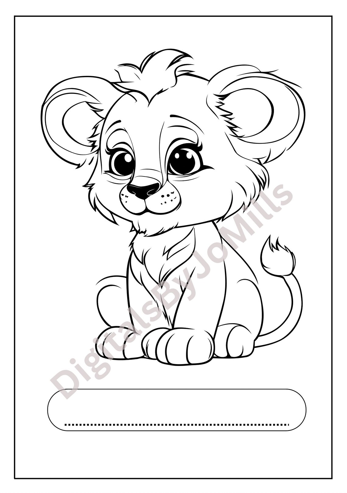 Printable Animal Coloring Book - Etsy
