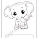 Printable Animal Coloring Book - Etsy