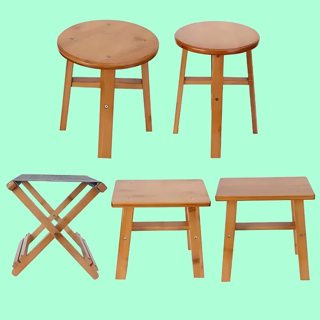 Foldable & Portable CHILD LOW STOOL Bench Perfect for Various Home ...
