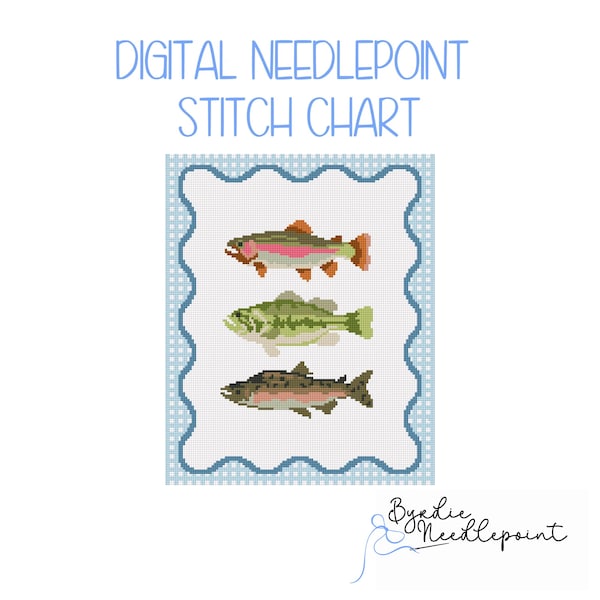 Needlepoint Charts Trendy - Etsy