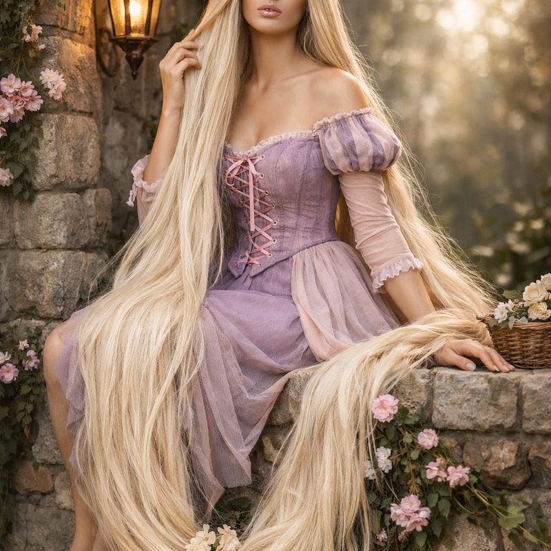 Tangled Cosplay Wigs - Etsy