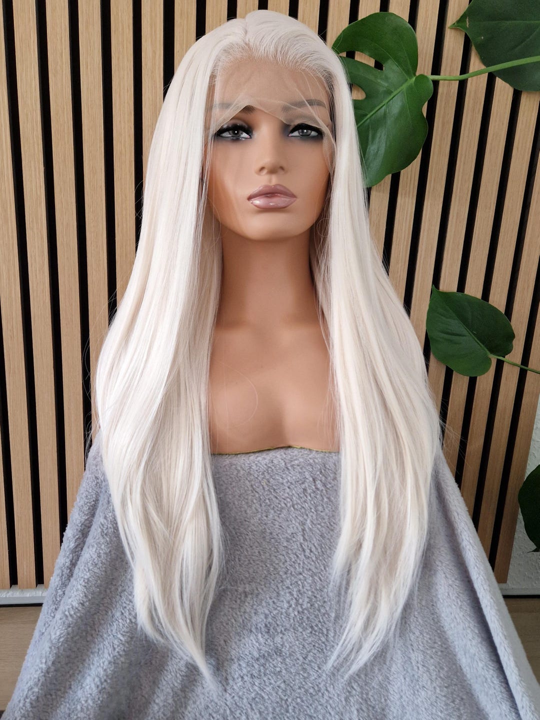 Lace Front Wig, Drag Queen Wig, Fantasy, Platinum Blonde Wig, Cosplay ...