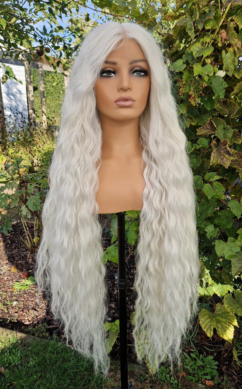 Rapunzel, Elf Wig, Emo Wig, Belle Lace Wig, Lace Front Wig, Platinum ...