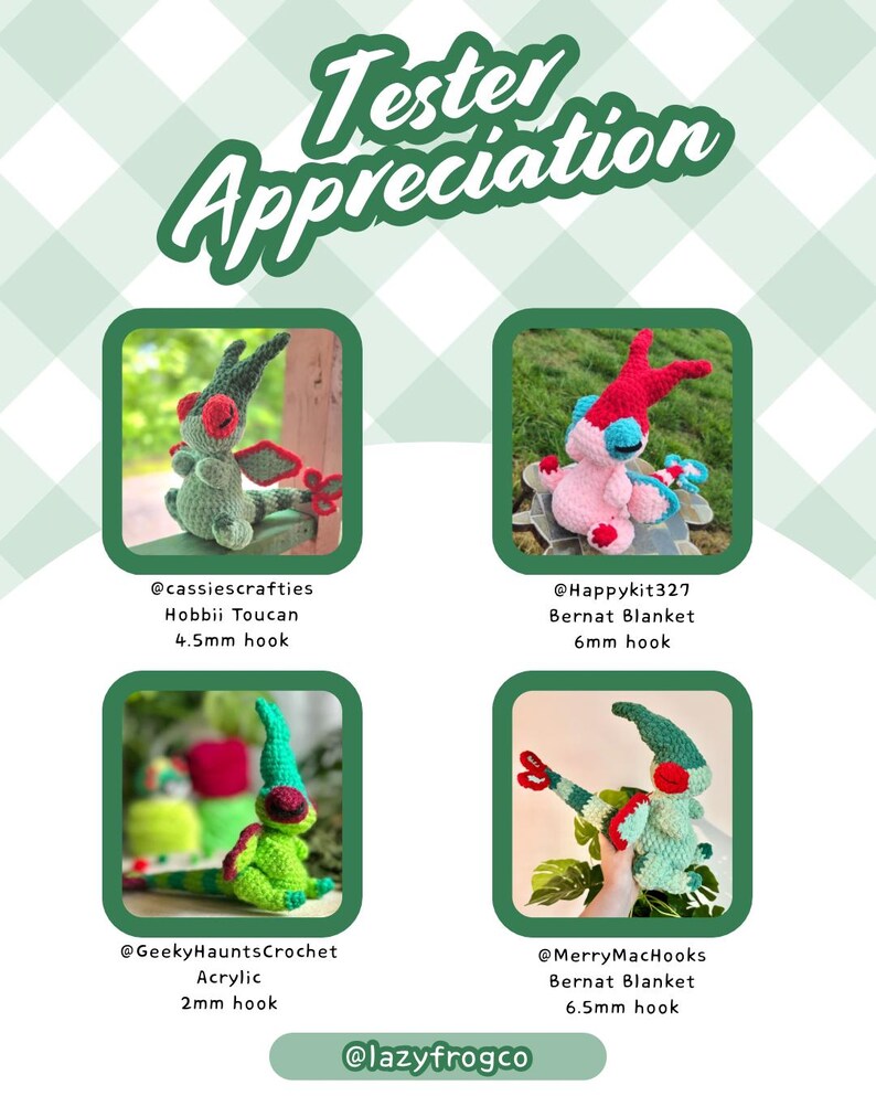 Flying Mantis Pokemon Amigurumi Crochet Pattern, Low Sew, Flygon Pocket ...