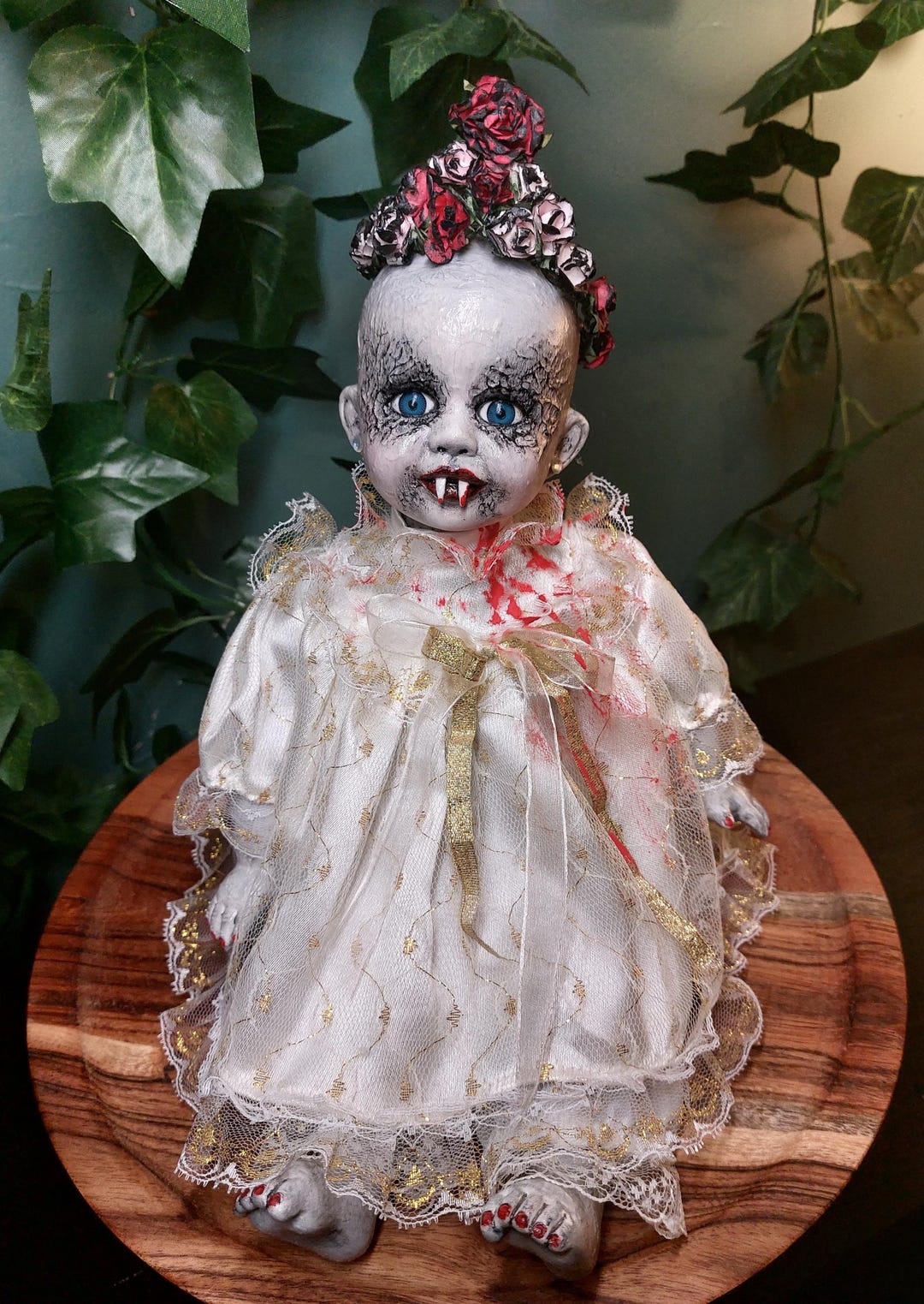 IZA the Baby Vampire Doll- OOAK Doll, Vampire, Gothic Doll, Horror Doll ...