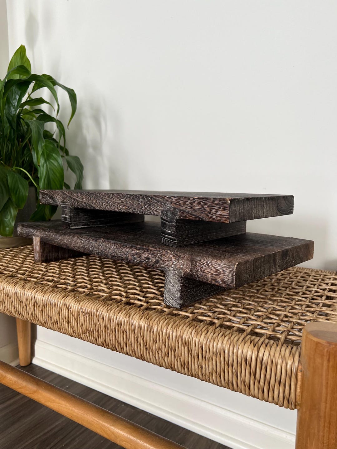 Real Wood Riser, Stool, Stand/rustic Wood /indoor Outdoor Decor ...