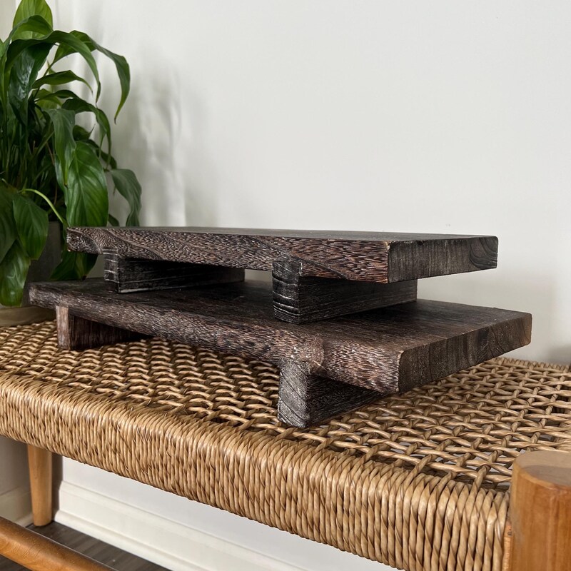 Live Edge Wood Riser - Etsy