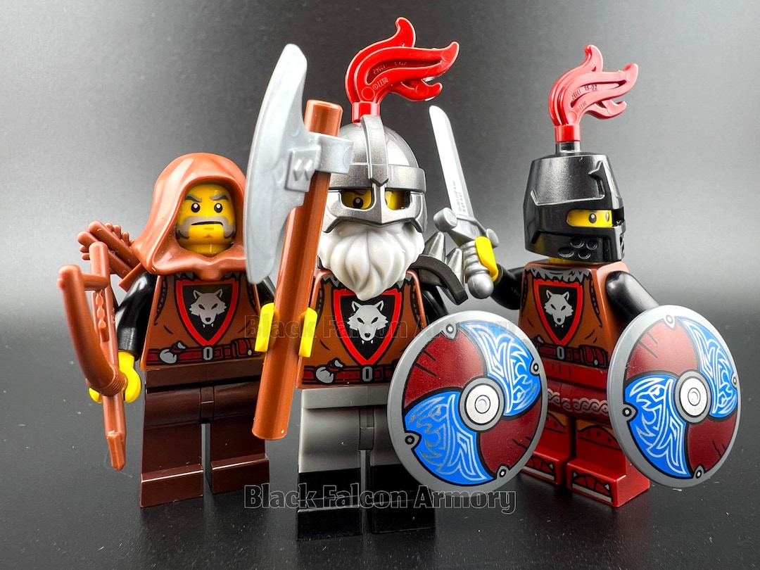 LEGO Minifigures - Castle Wolfpack Viking Knights - 100% Genuine Lego ...