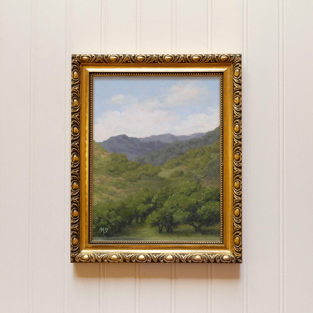 Hidden Valley - UNFRAMED Oil Painting Print of Original Artwork ...
