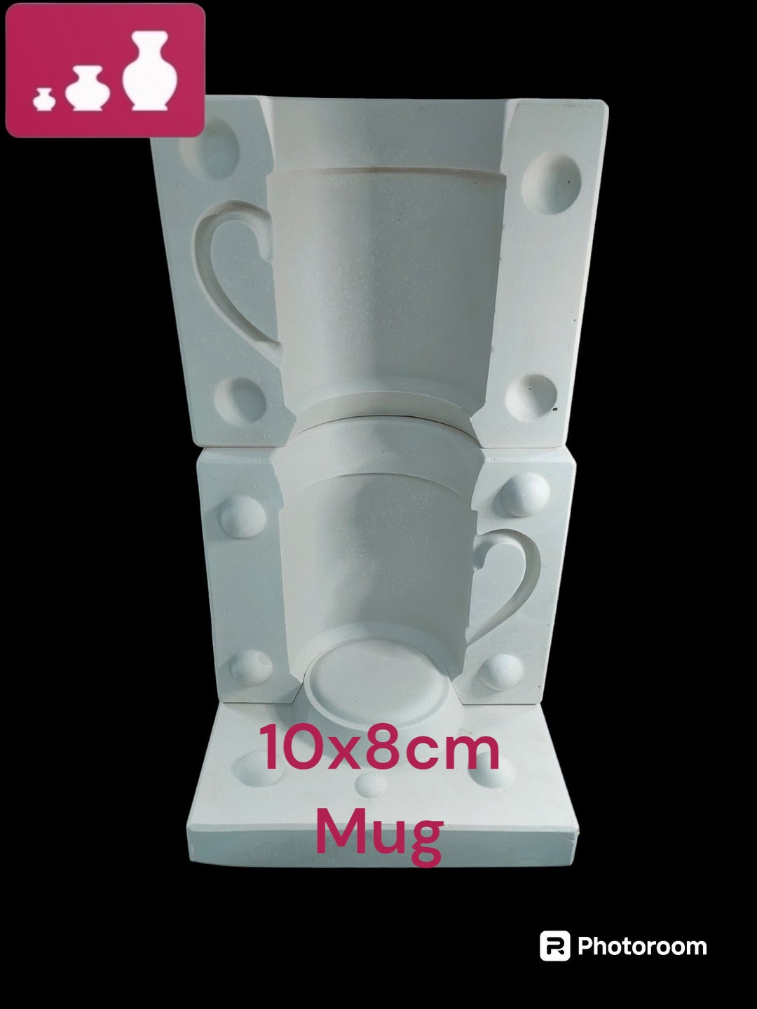 Mug Slip Casting Plaster Mold - Ceramic Pottery (10x8cm) - Etsy