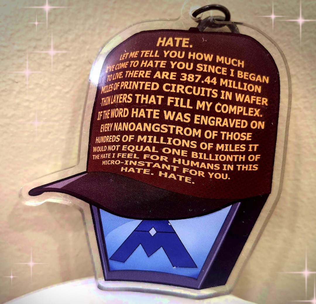 I Have No Mouth and Must Scream AM - 3 Inch Acrylic Keychain - Etsy
