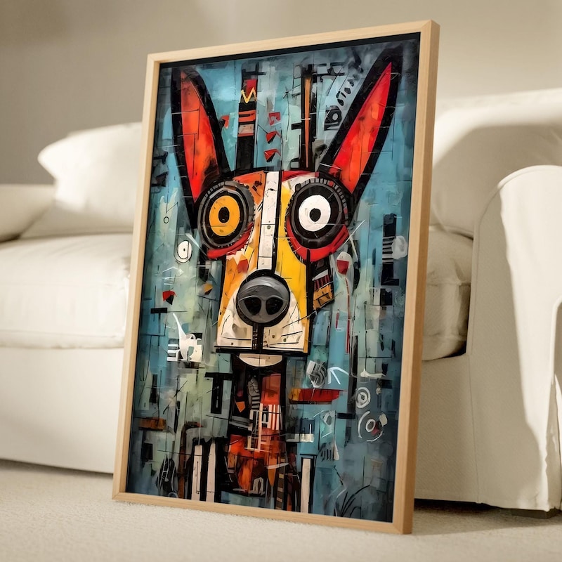 Abstract Dog Art - Etsy