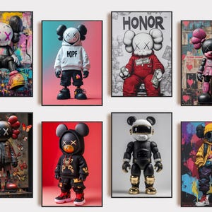 Hypebeast Figure Prints: Urban Street Culture Art (digital Download) - Etsy