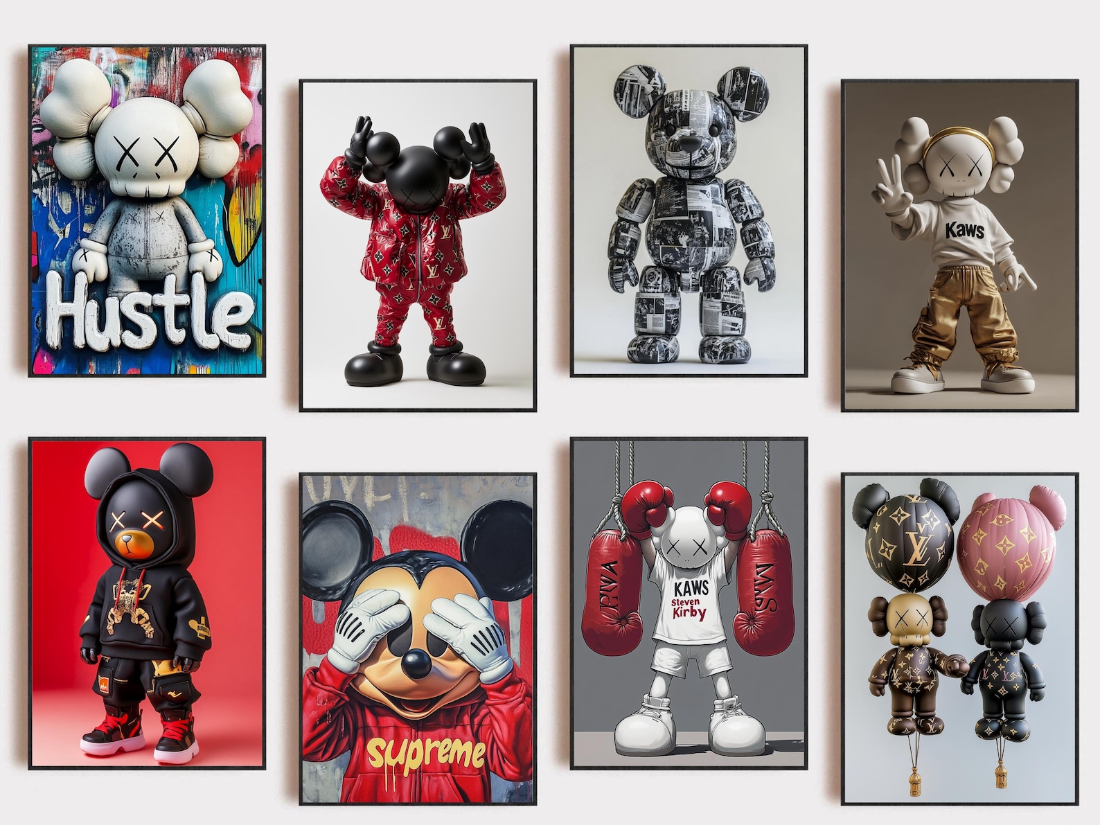Hypebeast Figure Prints: Urban Street Culture Art (digital Download) - Etsy