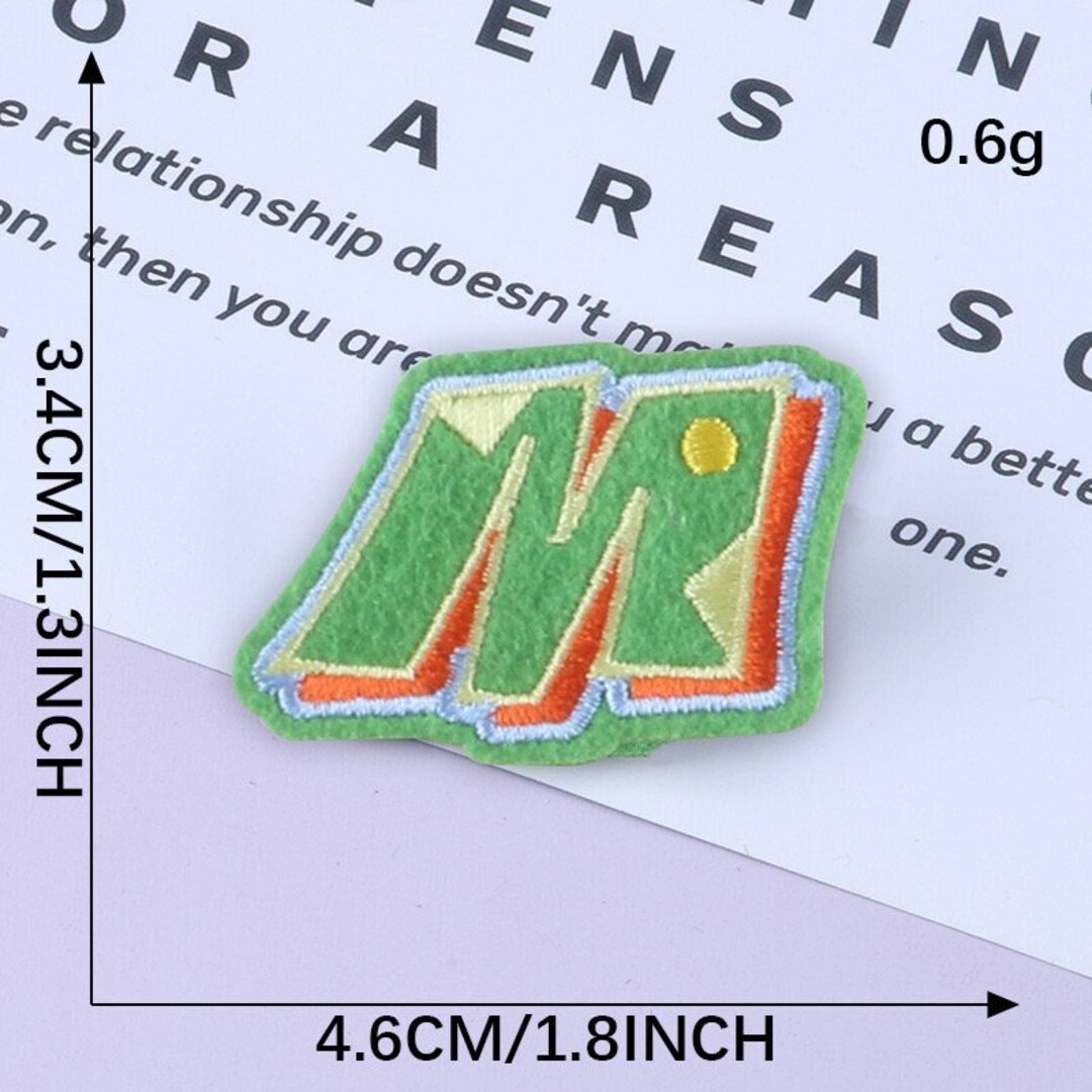 Colorful Letter Patches, Ironed Embroidered Letter Patches, Can Be ...