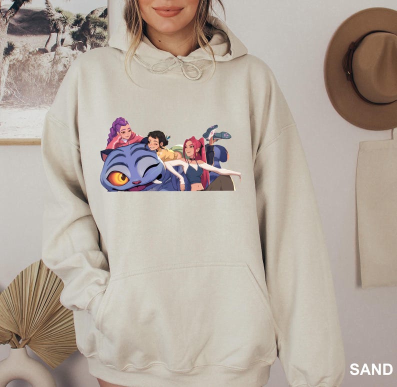 Huntrix Sweatshirt: Demon Hunters Graphic Hoodie - Etsy