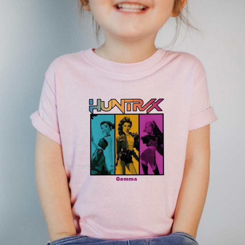 Personalized Kpop Huntrix Comfort Colors Tshirt, Demon Hunters Merch - Etsy