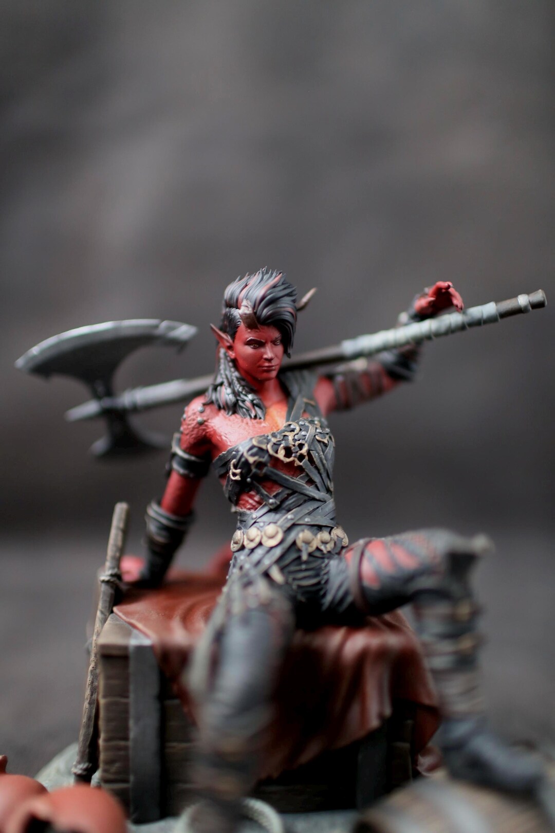 Karlach From Baldurs Gate 3 Hand-painted Figurnie 14cm - Etsy