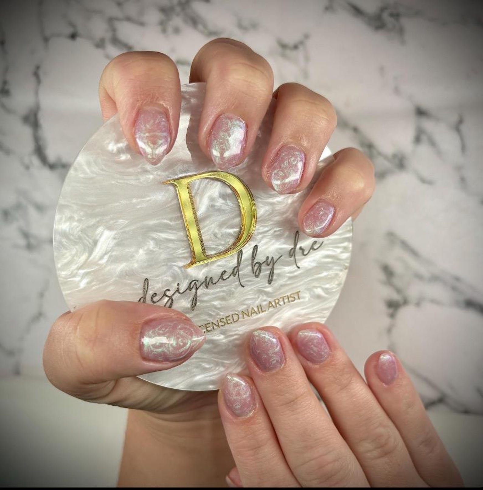 Personalized Nailfie Disc: Acrylic Photo Prop for Nail Artists - Etsy