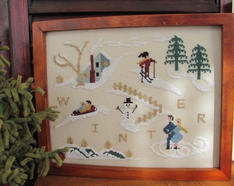 Winter Cove Counted Cross Stitch Pattern - Etsy