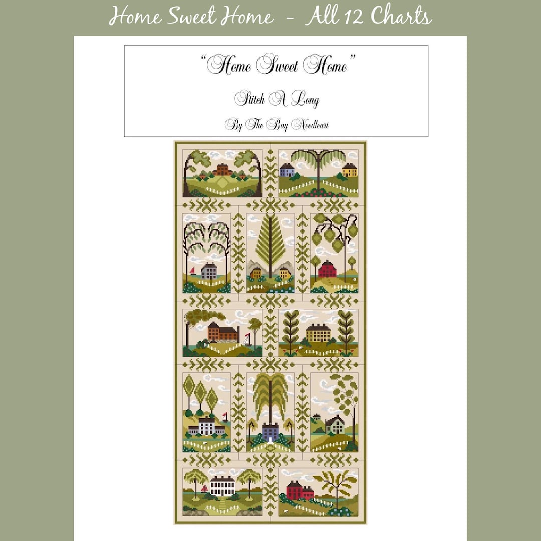 Home Sweet Home Hard Copy Patterns for the Whole Sereis - Etsy