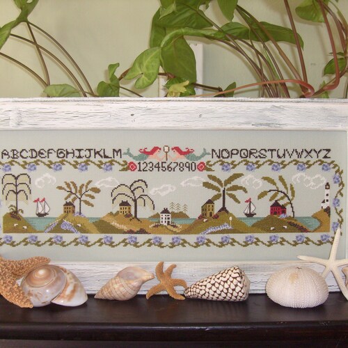 PDF Nantucket Sampler Cross Stitch Pattern - Etsy