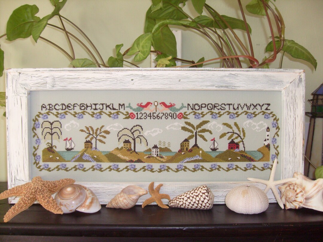 Nantucket Summer Sampler Counted Cross Stitch Pattern - Etsy