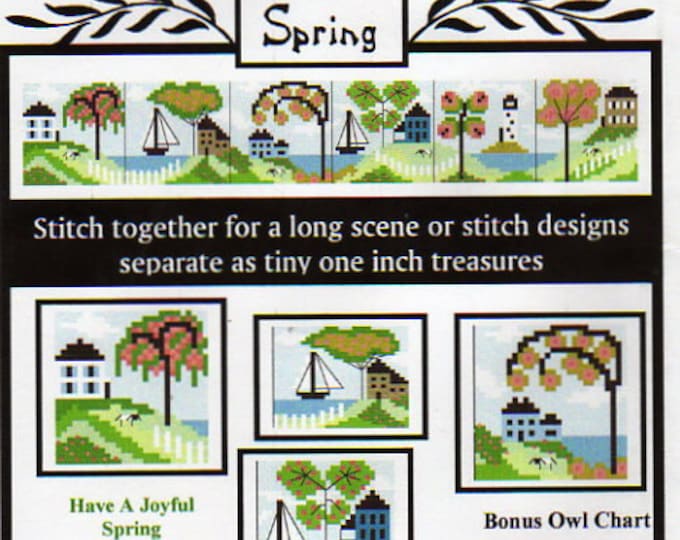 Stitch an Inch Spring Counted Cross Stitch Design - Etsy