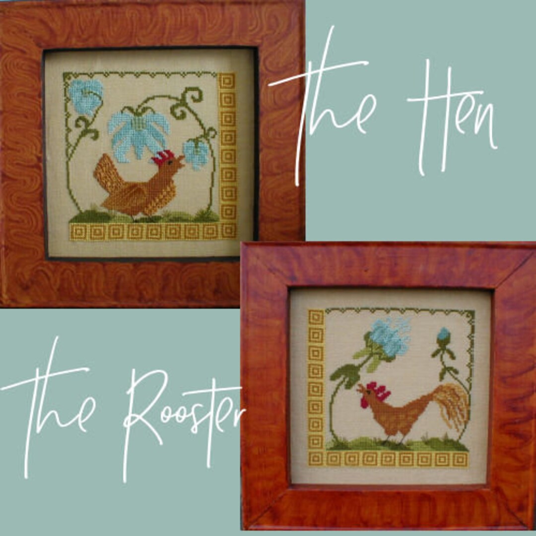 The Hen & the Rooster - Etsy