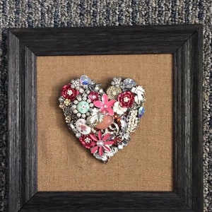 8x10 Framed Heart READ DESCRIPTION - Etsy