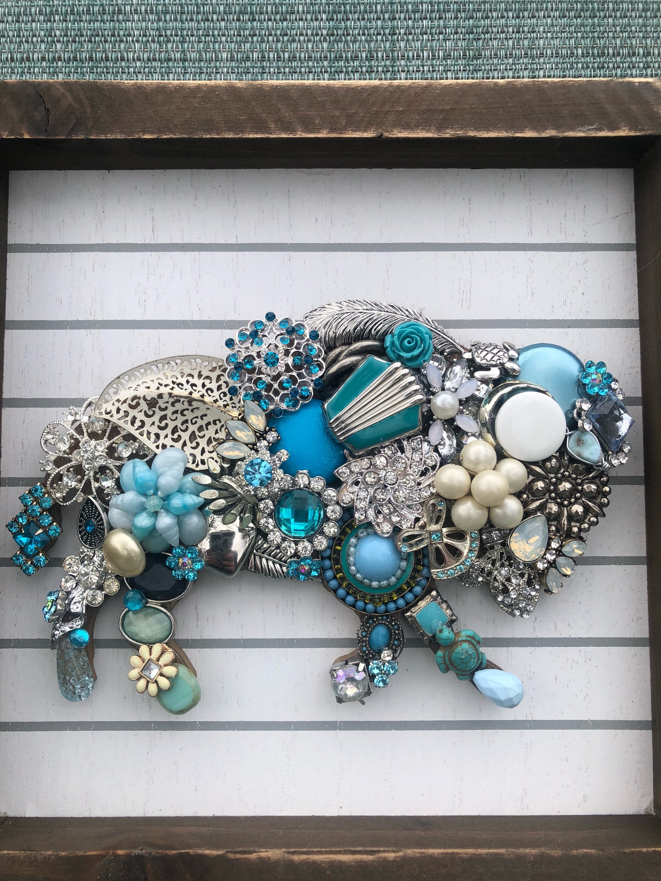 8x8 Wood Pallet- Blue and Pearl Buffalo **READ DESCRIPTION** - Etsy