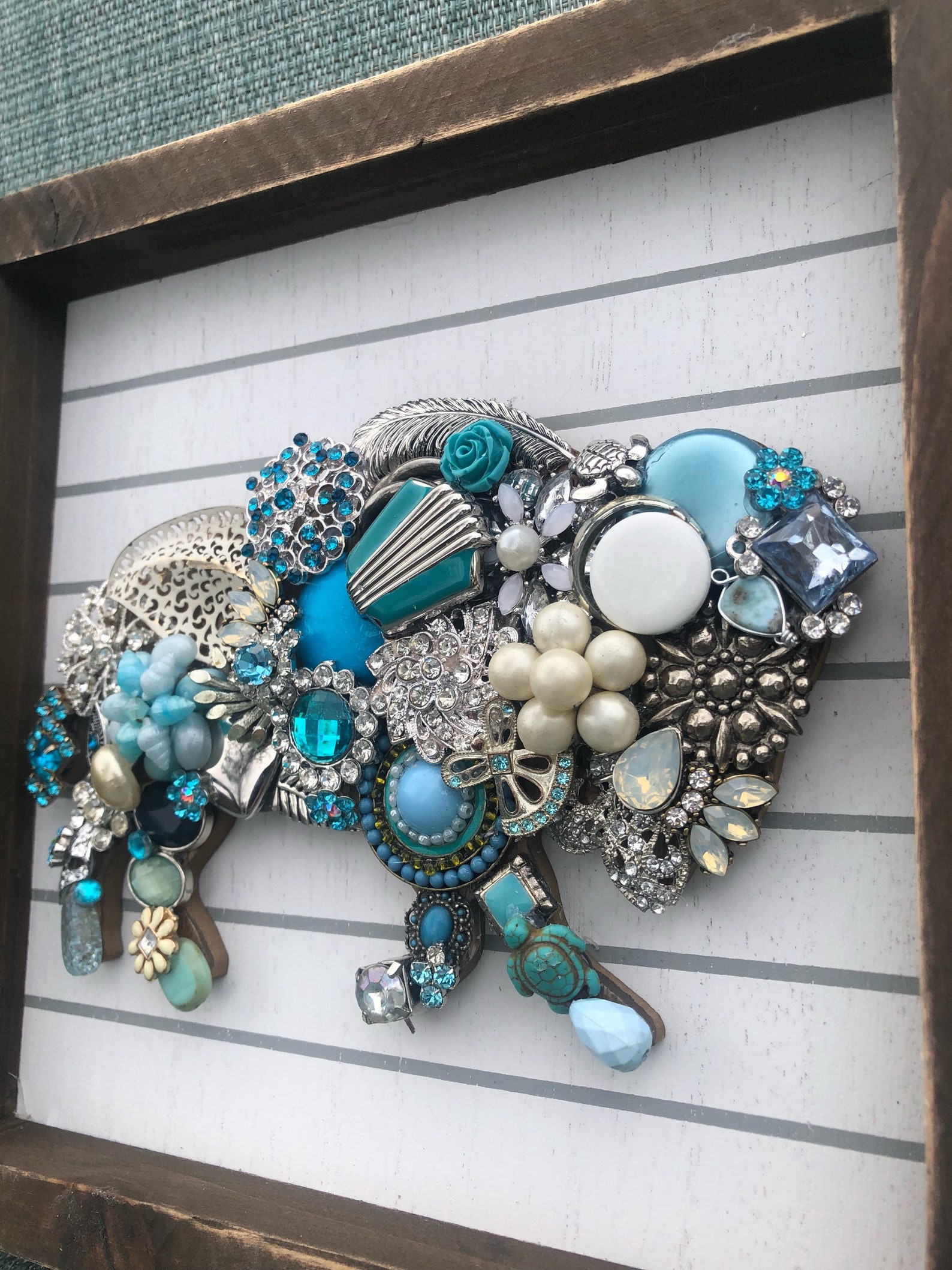 8x8 Wood Pallet- Blue and Pearl Buffalo **READ DESCRIPTION** - Etsy