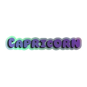 Custom Zodiac Sign Holographic Sticker - Etsy