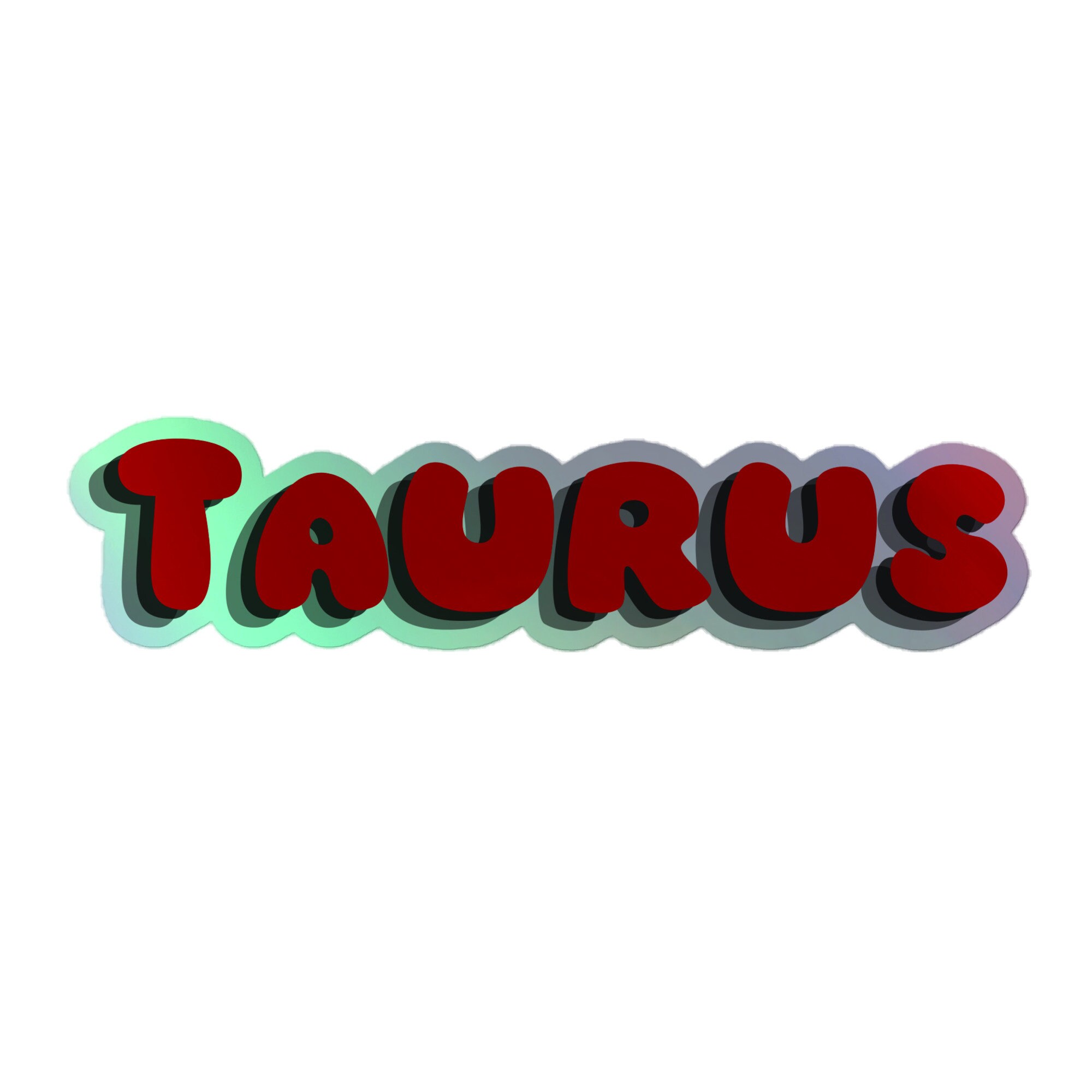 Custom Zodiac Sign Holographic Sticker - Etsy