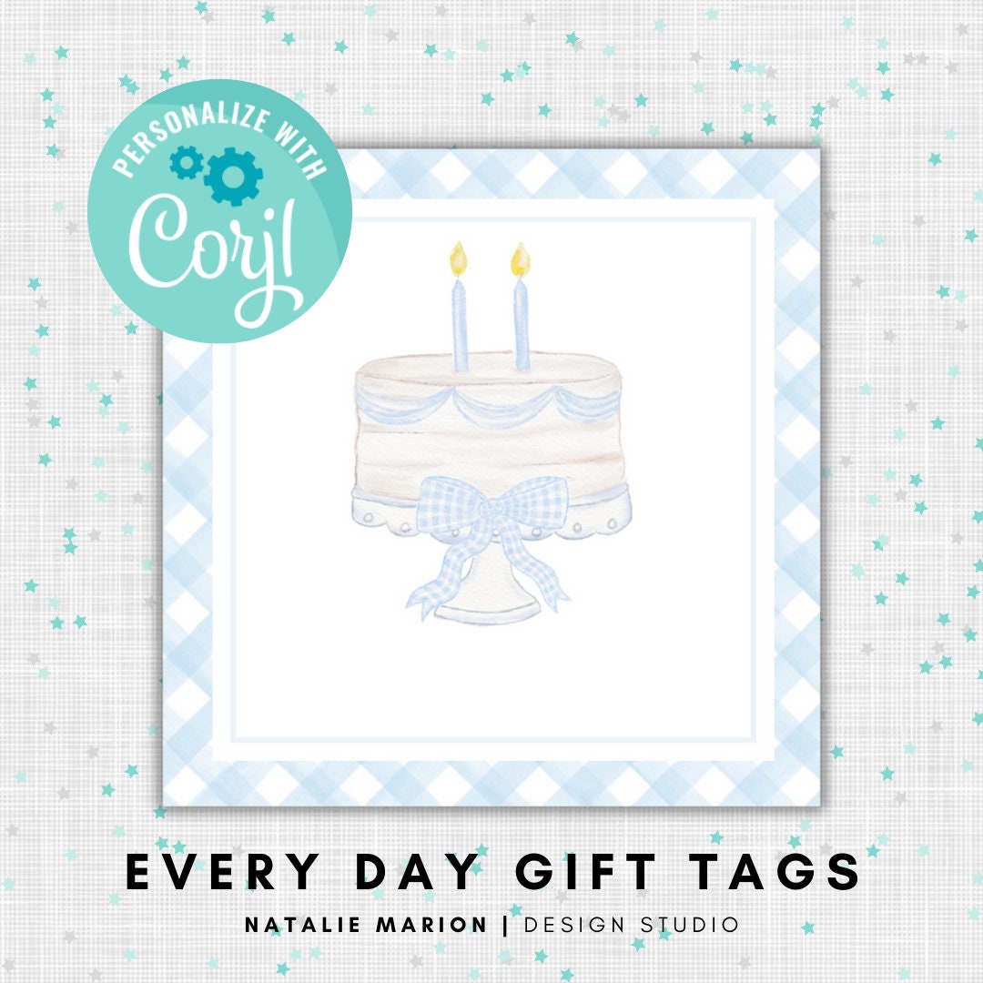 Printable Gift Tag, Everyday Gift Tag Template, Boy Gift Tag, Boy ...