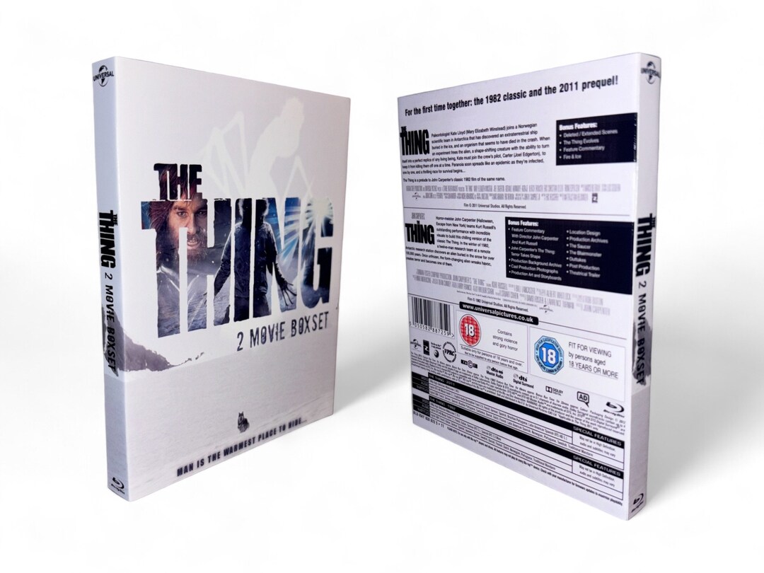 The Thing 2 Movie Box Set Custom Slipcover Blu-ray/4k - Etsy