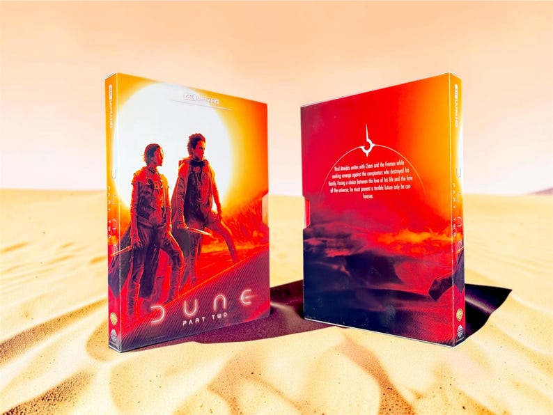 Dune Part One & Two 4K UHD Slipcover Collection (fullslip, Slim Inner ...