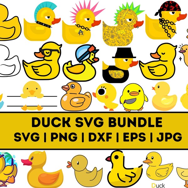 Duck Svg - Etsy
