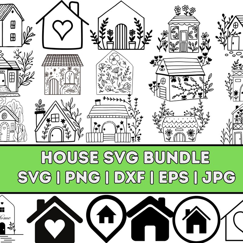 House Svg - Etsy