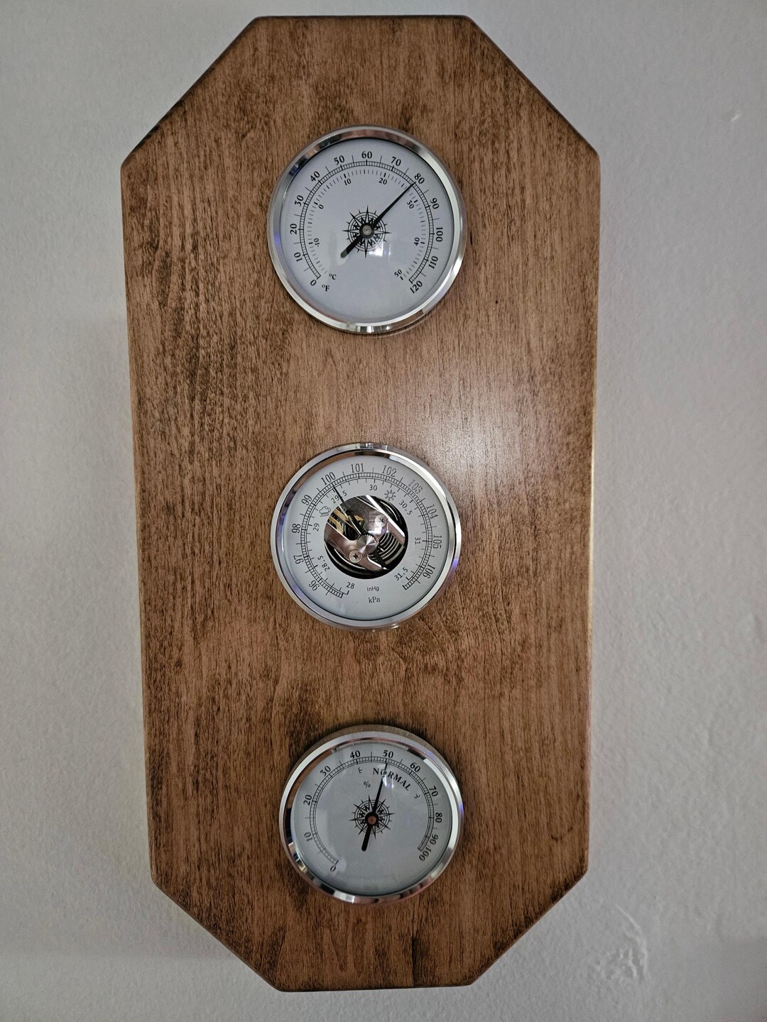 Handmade Weather Station / Barometer - Etsy