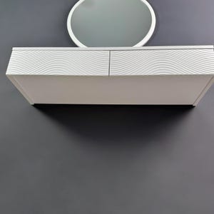 Thin Dressing Table, Narrow Console Table, Wall Mounted Desk, Floating ...