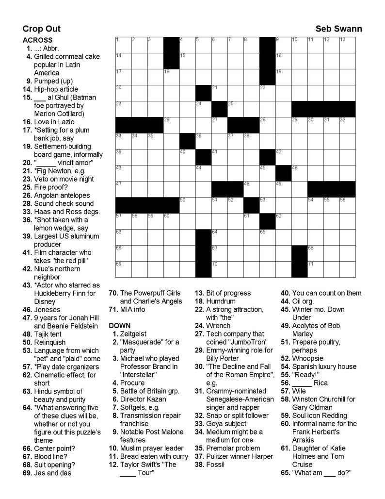 Custom Crossword Puzzles / Personalized Crosswords / Puzzle Gifts ...