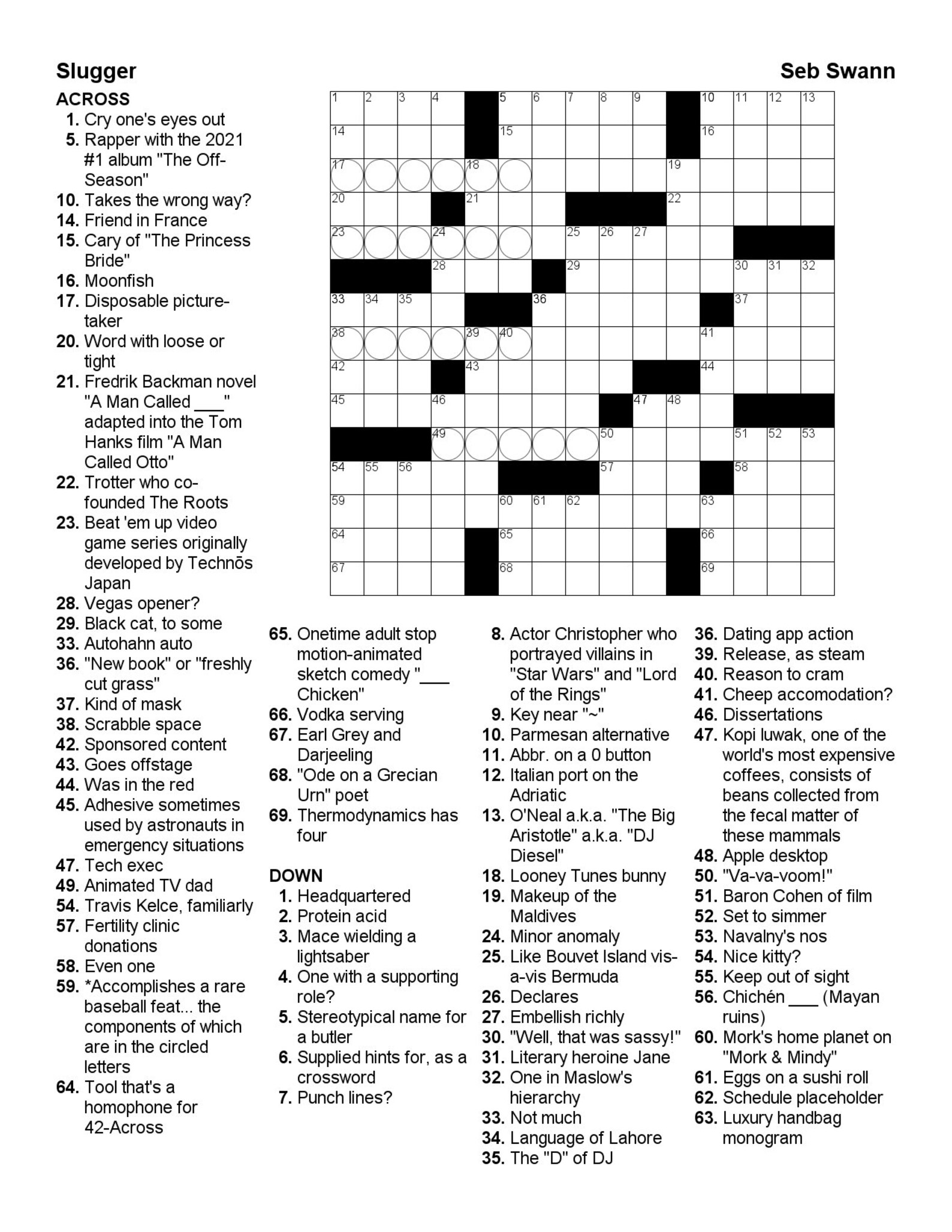 Custom Crossword Puzzles / Personalized Crosswords / Puzzle Gifts ...